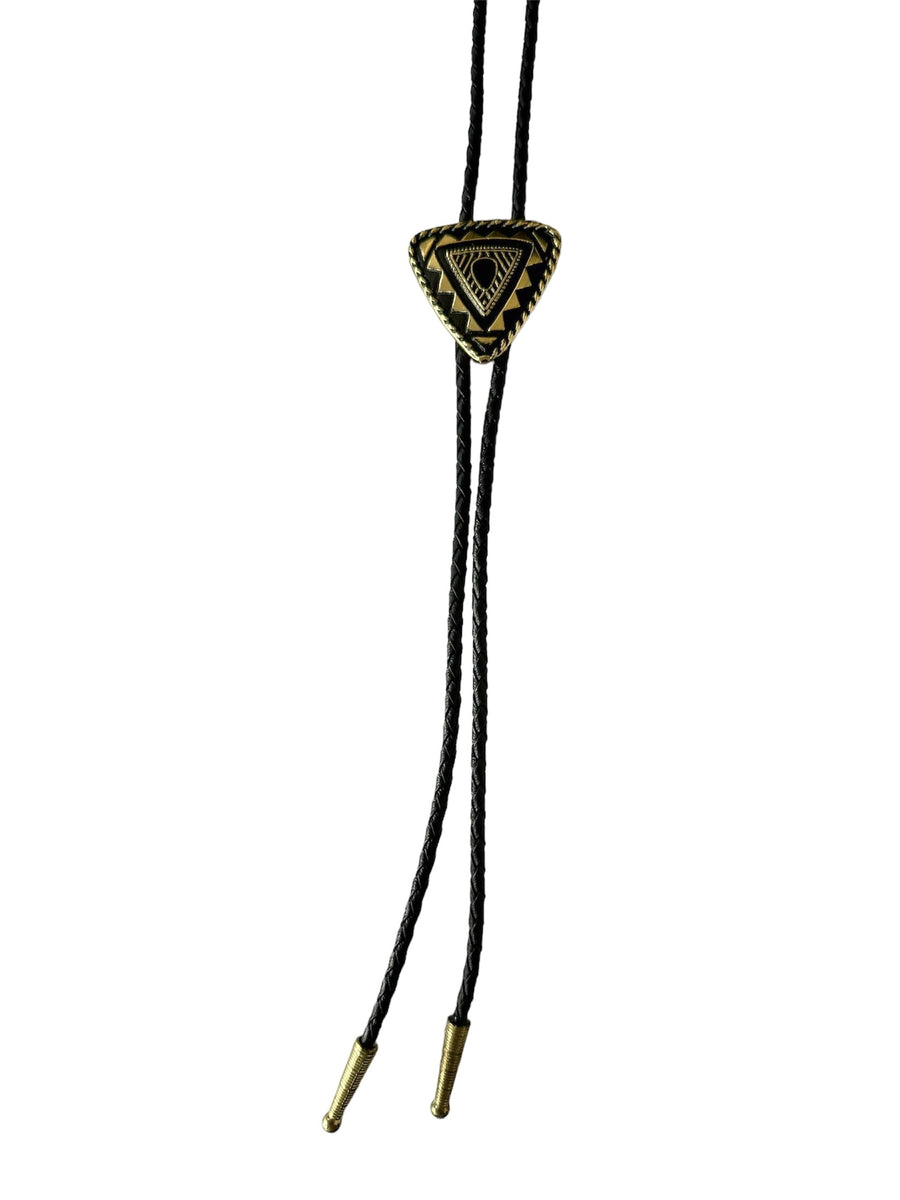 Bolo Tie - Gold Triangle, Made in USA – Route 66 Sydney